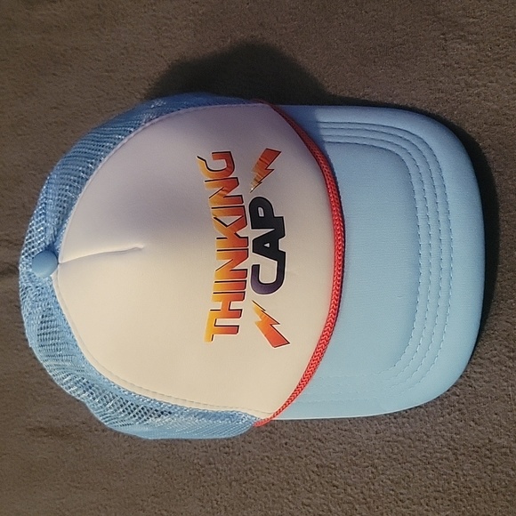 Accessories | Nwt Stranger Things Thinking Cap Trucker Hat | Poshmark